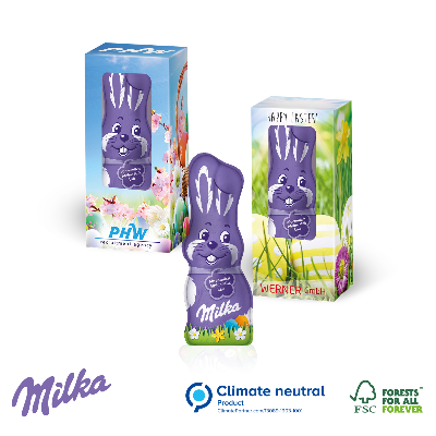 MILKA BOXED CHOCOLATE EASTER BUNNY RABBIT